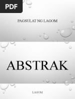 Mga Hakbang Sa Pagsulat NG Abstrak | PDF