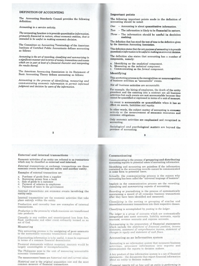 Chapter 1 - Conceptual Framework | PDF