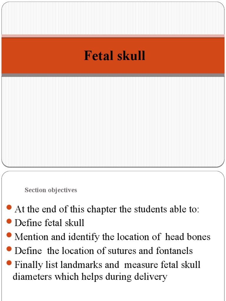 Understanding Fetal Skull Development and its Importance in Delivery ...
