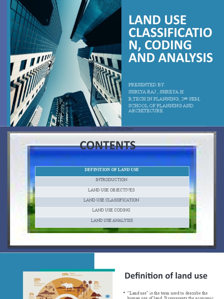 Land Use Classification Coding and Analysis | PDF | Agriculture | Land Use