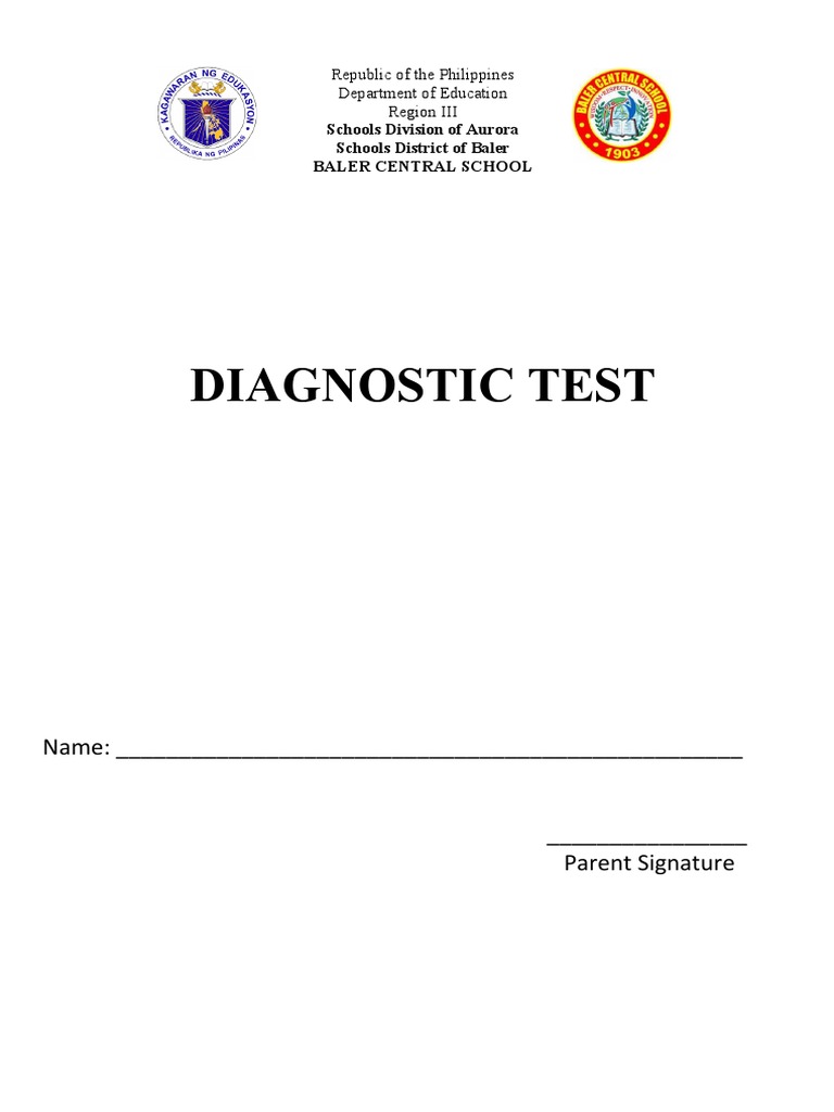 Diagnostic Test All Subjects | PDF
