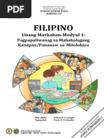 Filipino Module 2 Corrected Grade 10 Quarter 2 | PDF
