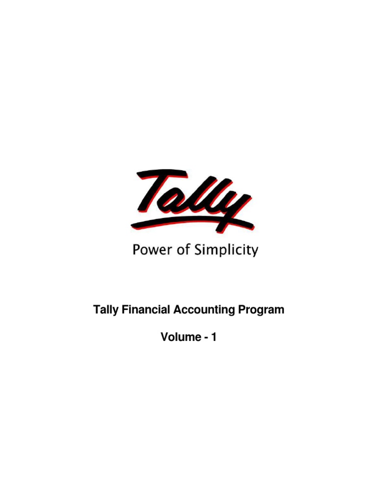 Tally Vol-1 - April #SKCreative2018 | Download Free PDF | Debits And ...