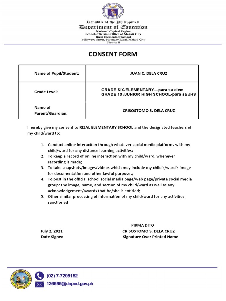 Consent Form Als | PDF