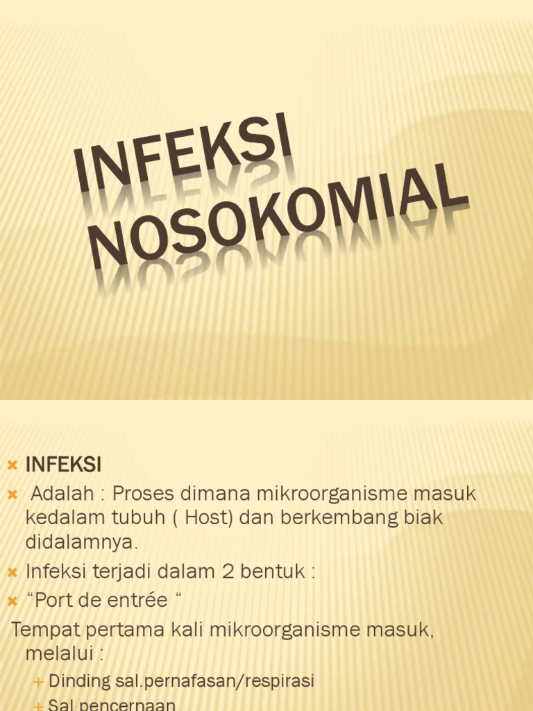 9.infeksi Nosokomial | PDF