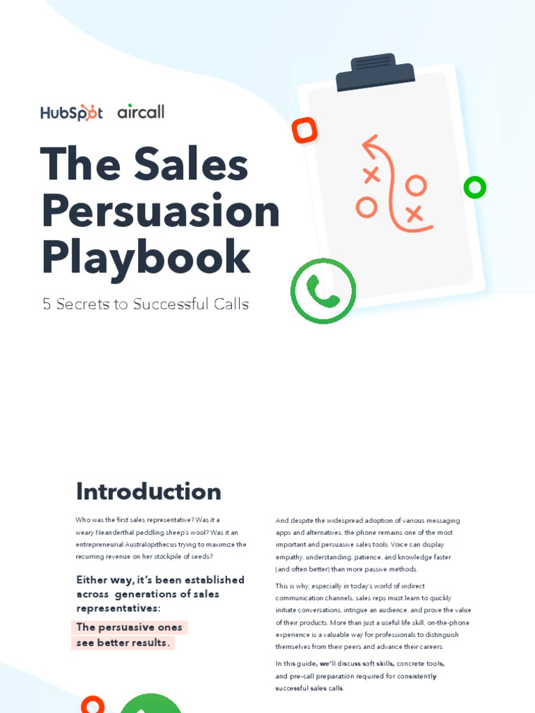 The Sales Persuasion Playbook | PDF