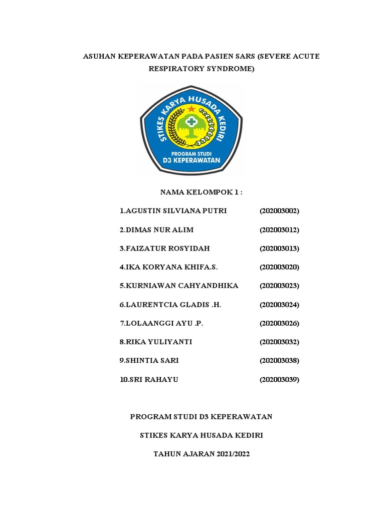 Asuhan Keperawatan Pada Pasien Sars Fiks | PDF