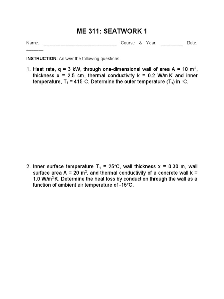 Chapter 1 Seatwork 1 | PDF | Science & Mathematics | Technology & Engineering