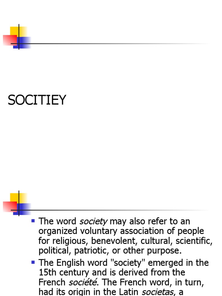 Understanding Society: Key Elements & Theories | PDF | Pastoralism ...