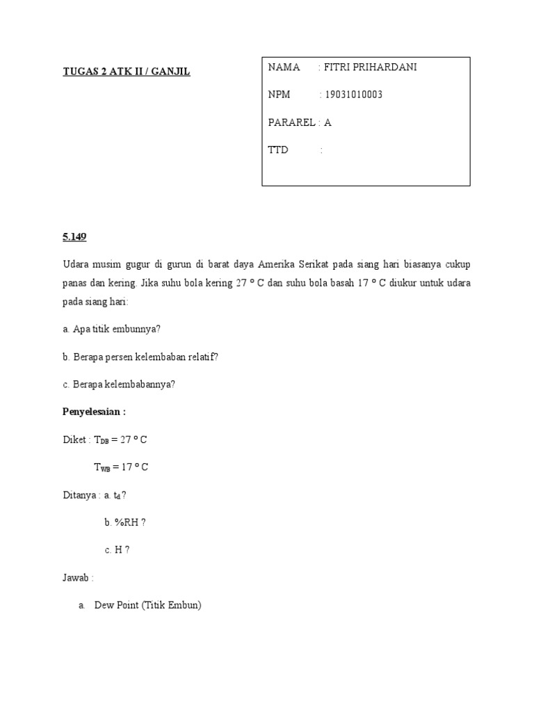 Tugas 2 Atk Ii | PDF