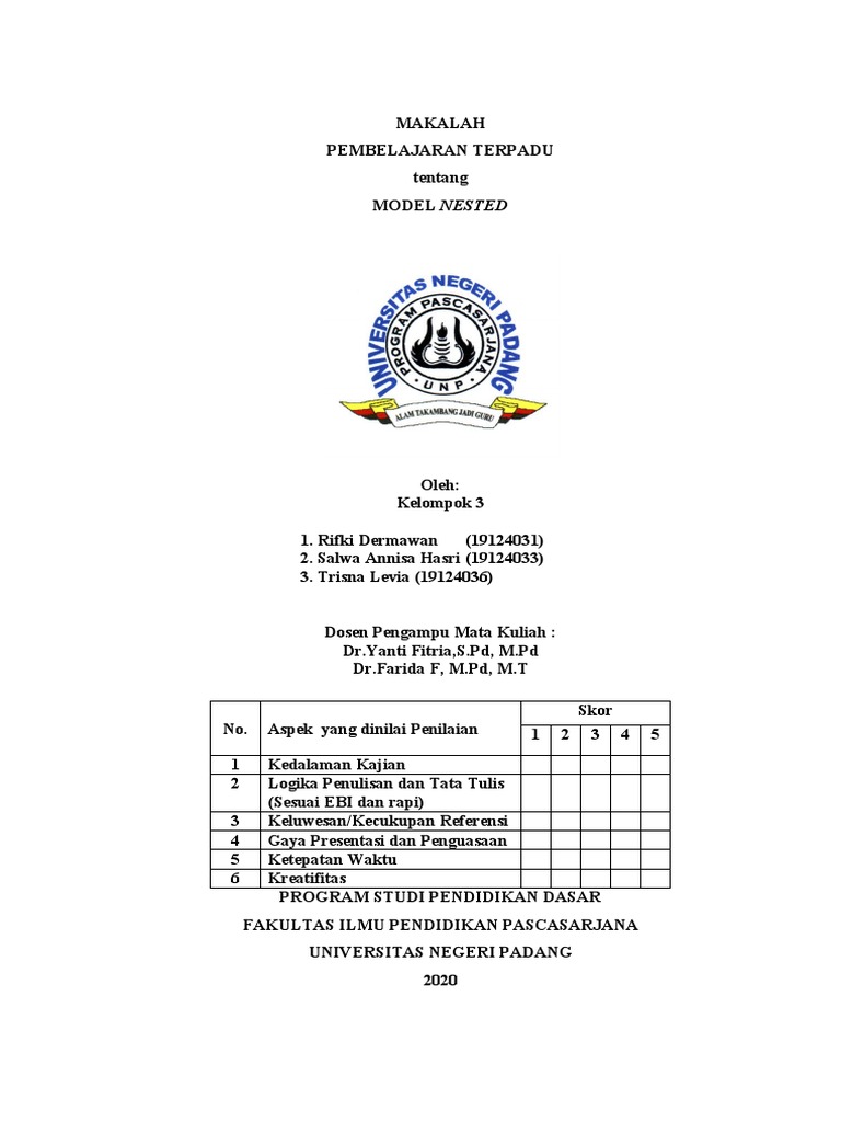 Makalah-Nested KEL 3 | PDF | Seni | Komputer