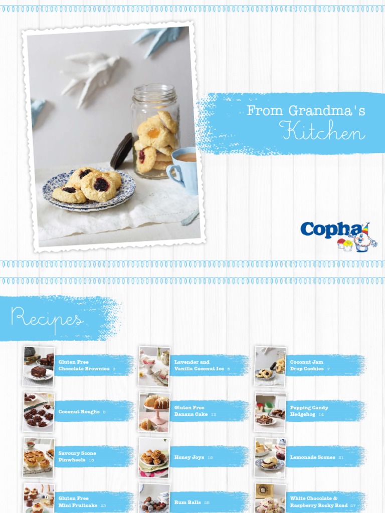 Copha Grandmas Book | PDF | Cakes | Scone