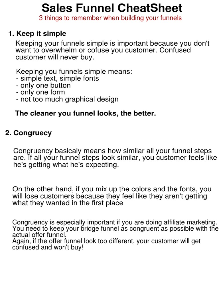 Funnel Cheat Sheet | PDF | Mass Media | Public Sphere