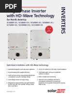 Datasheet Inversor 100kW | PDF | Power Inverter | Alternating Current