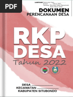 Dokumen RKP Desa Tahun 2026 | PDF
