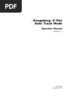 Kongsberg K-Pos Track Line Mode: Operator Manual | PDF | Menu ...