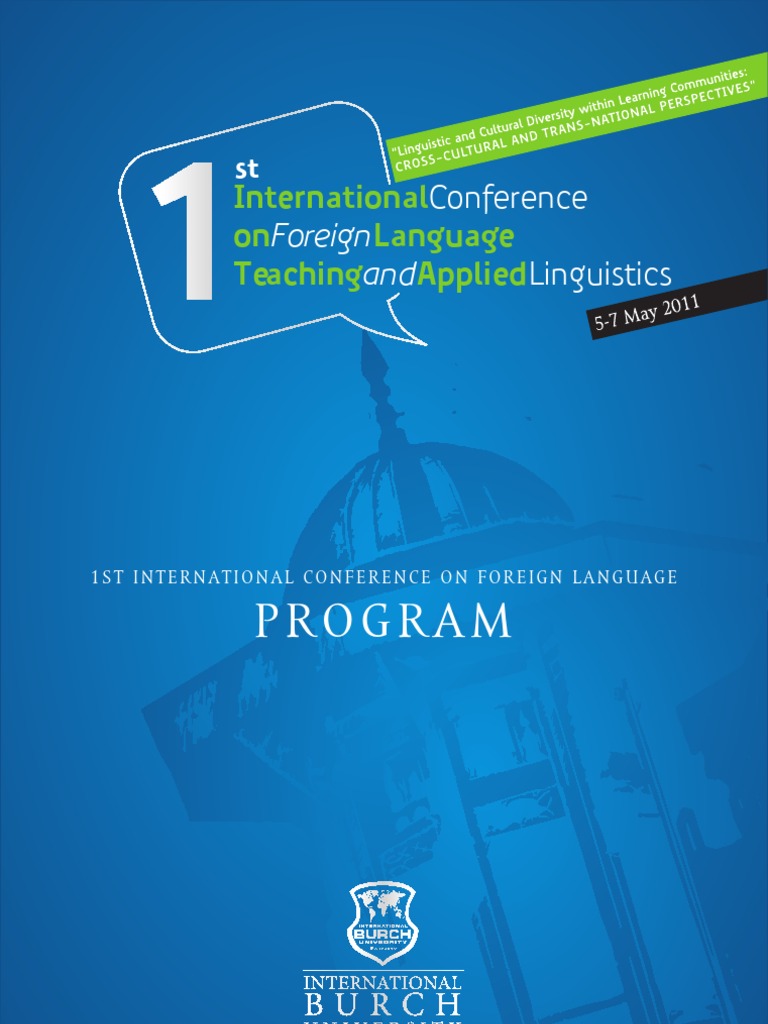 1st International Conference On Foreign Language Teaching and Applied ...
