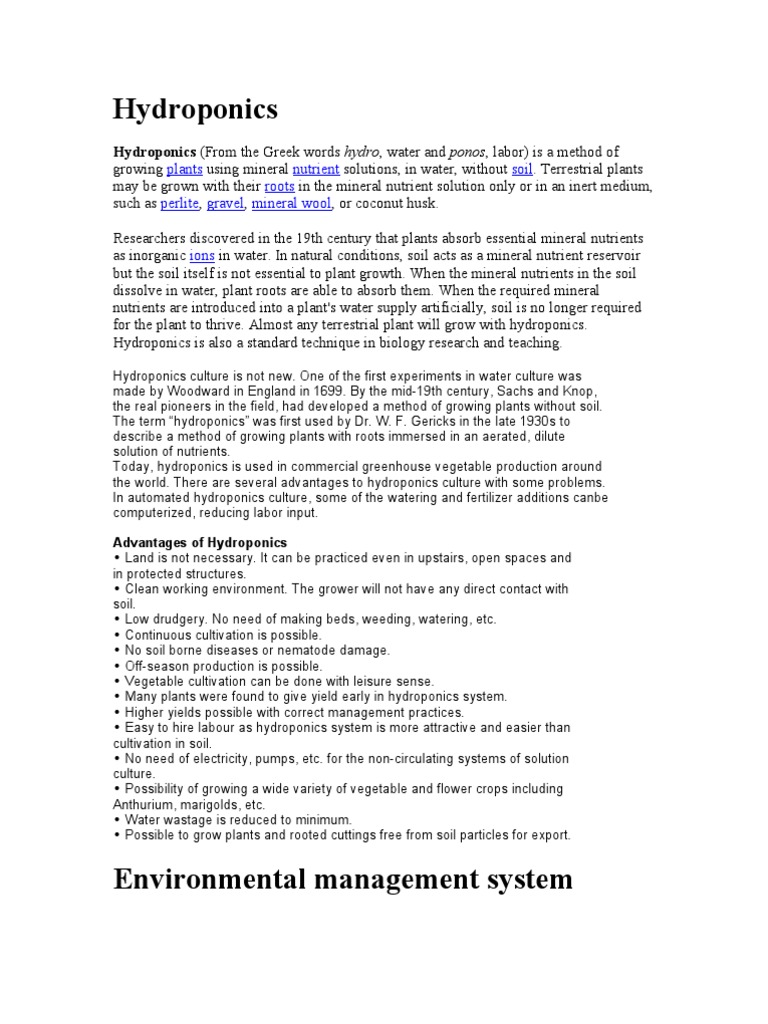UPDATED-evm-full Portion | PDF | Hydroponics | Environmental Impact ...