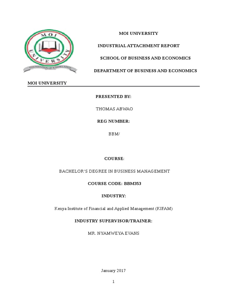 Attachment Report Banking | Download Free PDF | Supply Chain | Procurement