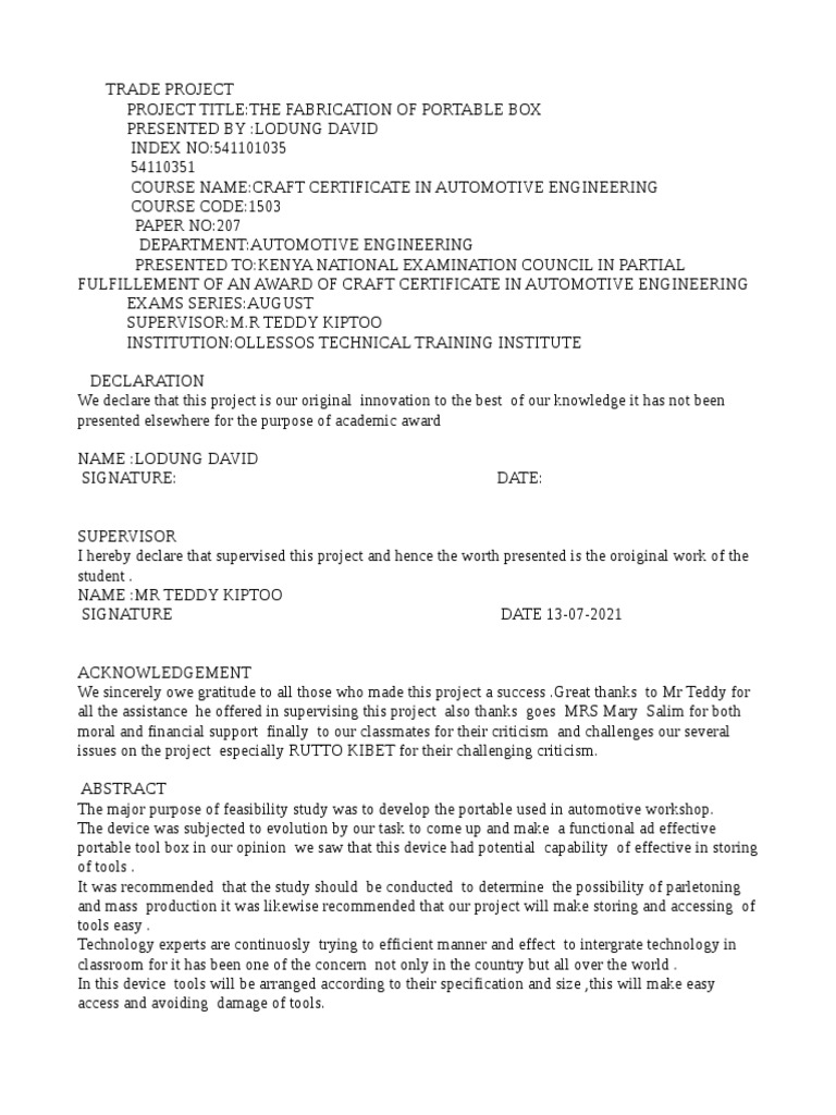 Project Automotive | PDF | Engineering | Science And Technology