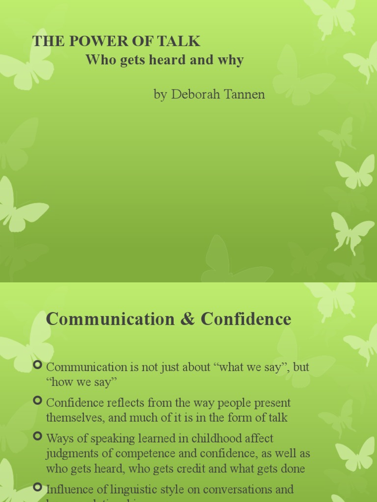 The Power of Talk | PDF | Communication | Rituals