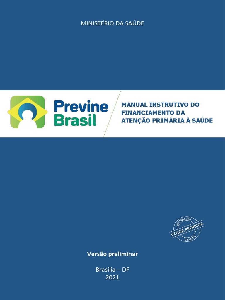 Manual Previne Brasil Ms Versao Preliminar | PDF | Prontuário ...
