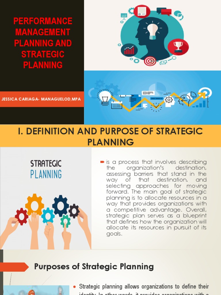 Strategic Planning and Performance Management | PDF | Strategic ...
