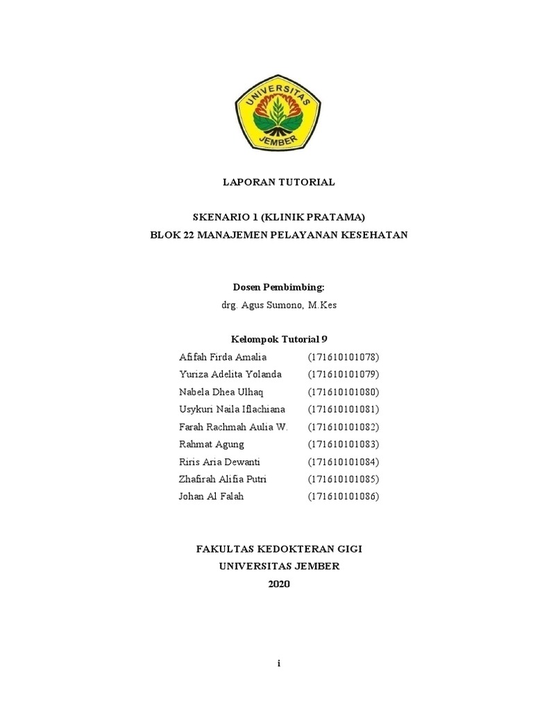 Laporan Tutorial Sk1 | PDF