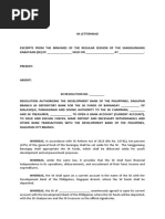 SK Resolution of Treasurer and Secretary | PDF | Philippines | Government