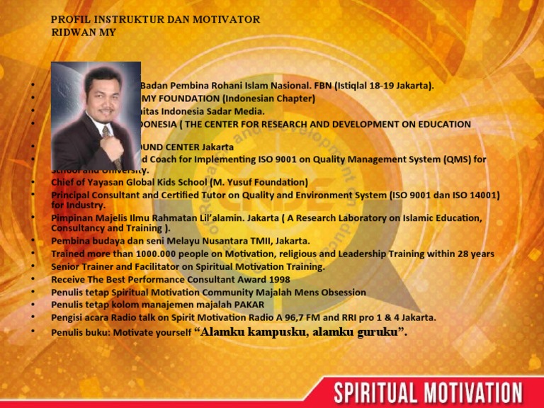 CV Ridwan MY | PDF | Career & Growth | Business