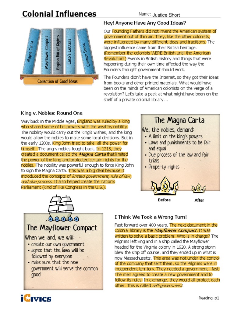 Colonial Influences on U.S. Government | PDF | Common Sense