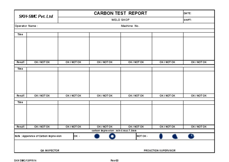 Carbon Test Report: SKH-SMC Pvt. LTD | PDF