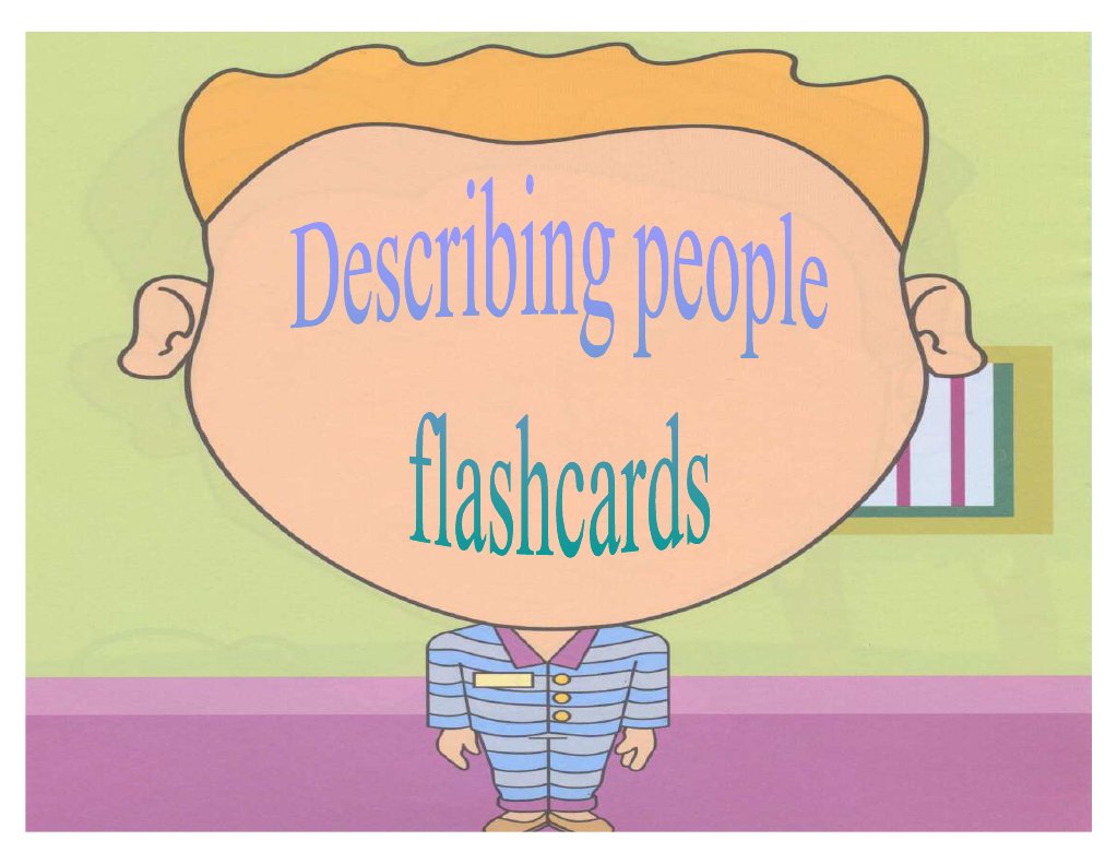 Describing People Flashcards | PDF