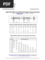 Din 7984 | PDF | Screw | Metalworking