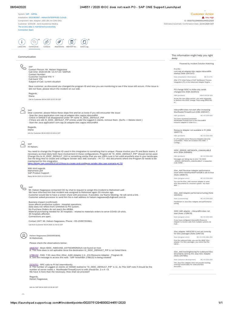 2020 IDOC Does Not Reach PO SM58 Log Solved Changing The PROGRAM ID ...