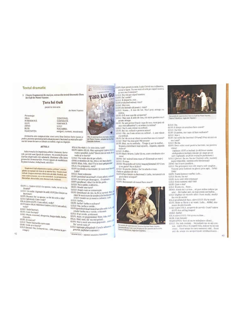 Textul Dramatic | PDF