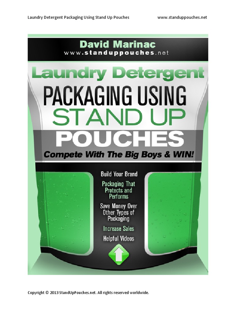 Laundry Detergent Packaging Using Stand Up Pouches | PDF | Packaging ...
