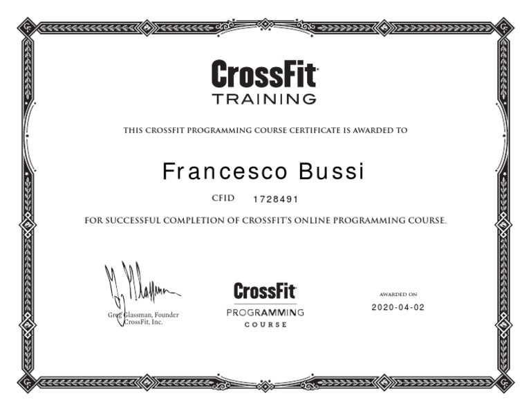 Crossfit Programming | PDF