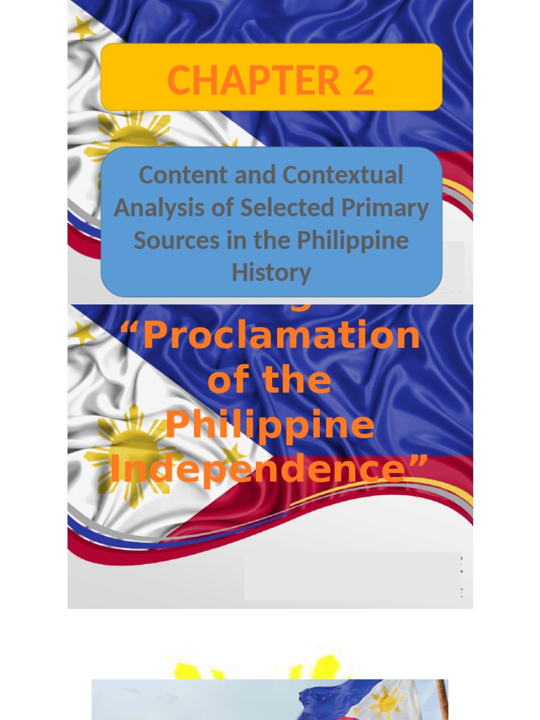 Reading The Proclamation of The Philippine Independence | PDF | Philippines