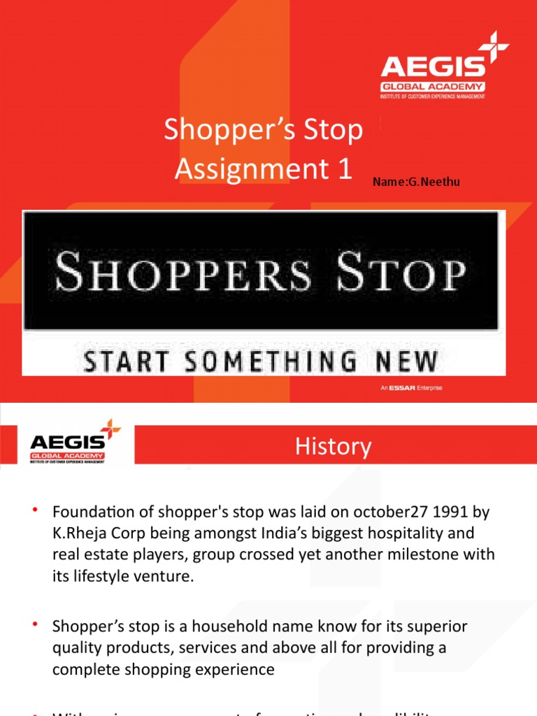 Shopper's Stop: Vision, Values, and Strategy | PDF | Retail | Business ...