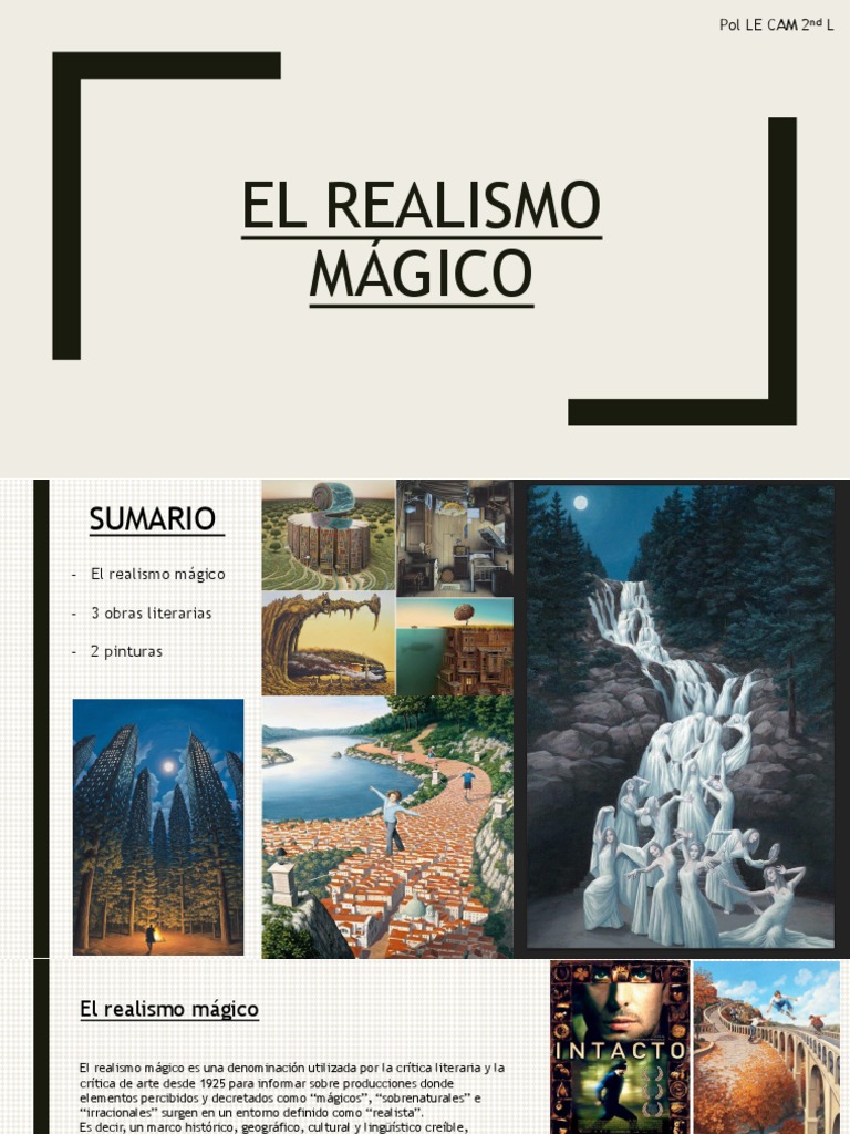El Realismo Magico Pol LE CAM 2nd L | PDF | Poesía | Clásicos