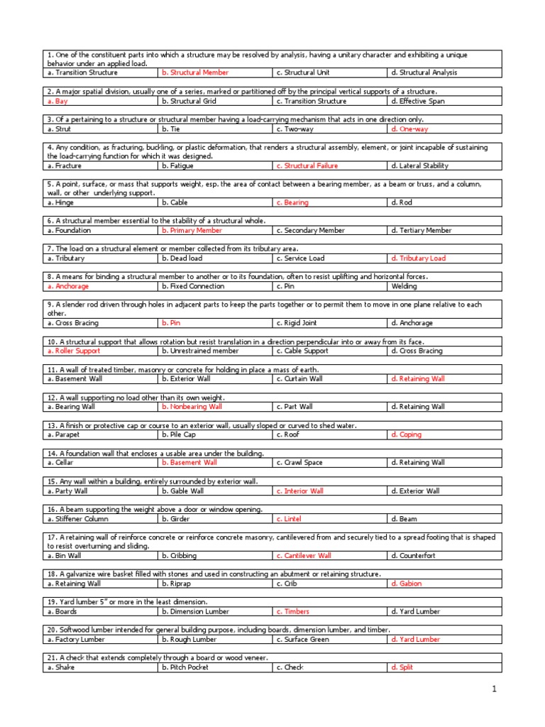 Structural Exam | Download Free PDF | Stress (Mechanics) | Deformation ...