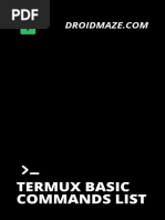 101+ Termux Commands List For Android 2021 (Best Ultimate Guide | PDF | Computer File | File ...
