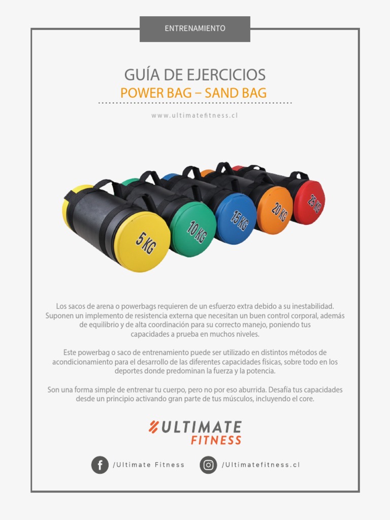 Guía Ejercicios Power Bag | PDF