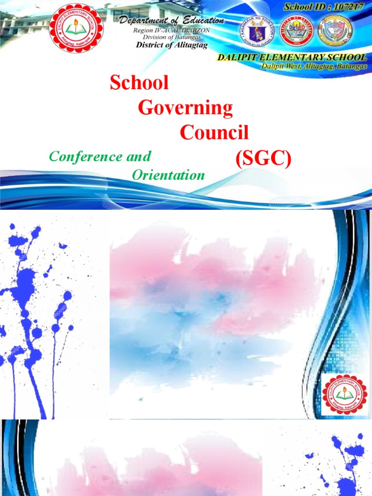 School Governing Council (SGC) : Conference and Orientation | PDF
