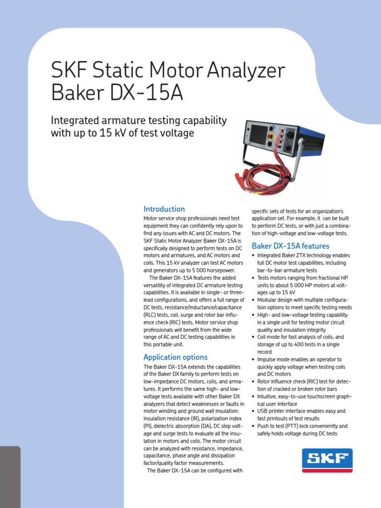 Baker DX-15A Brochure PUB CM-P2 13773 en | Download Free PDF | Electric ...