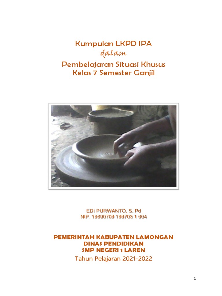 LKPD Ipa Kelas 7 | PDF