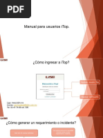 Manual de Usuario Itop | PDF | Mesa de ayuda | Itil