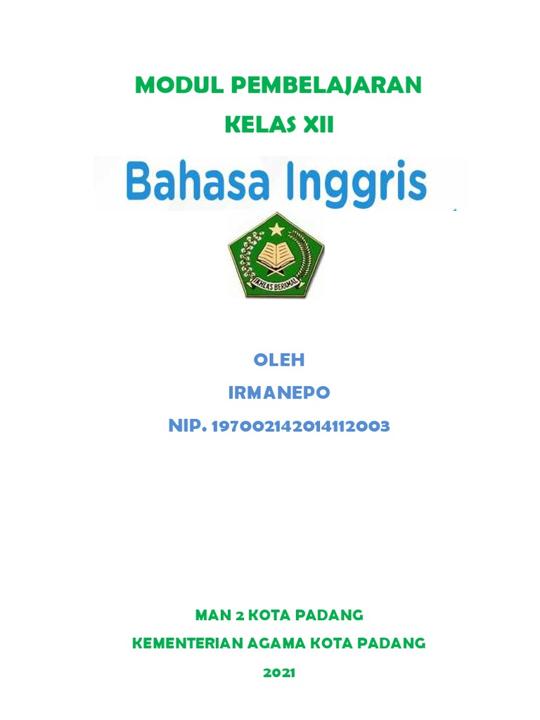 Modul Pembelajaran Bing Kd. 3.2 - 4.2 | PDF | Seni
