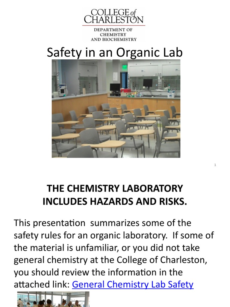 Safety in An Organic Lab | PDF | Nitric Acid | Acid